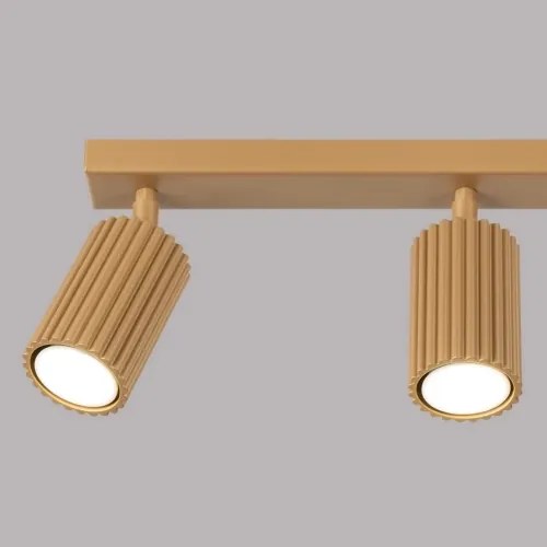 Stropní svítidlo SOLLUX KARBON 3L zlaté GU10 3x10W bez žárovek SL.1562