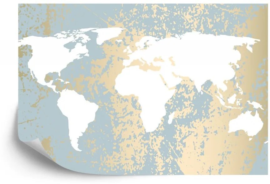 Fototapeta Mapa Světa Omyvatelný vlies 104x70.5