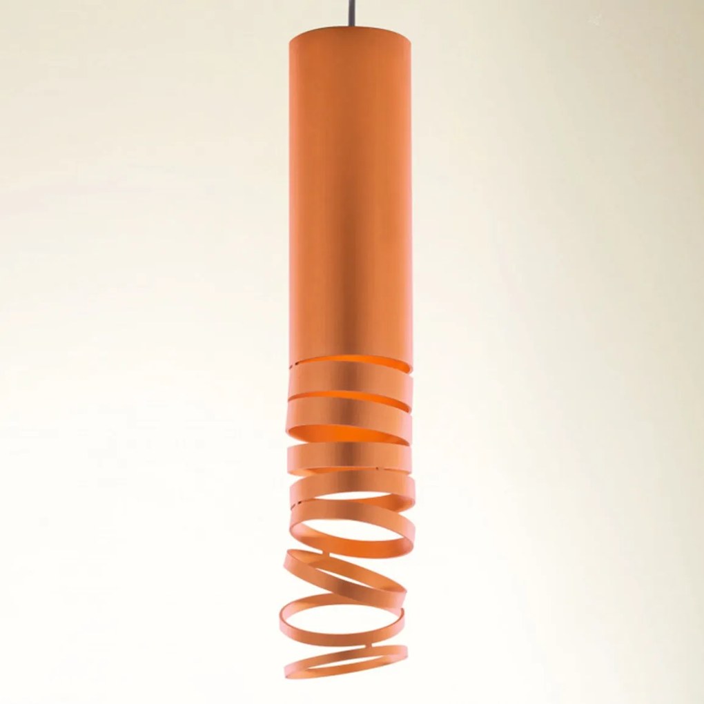 Artemide DOI4600A03 Decomposé Light, oranžové závěsné svítidlo, 1x8W E27, výška 60cm