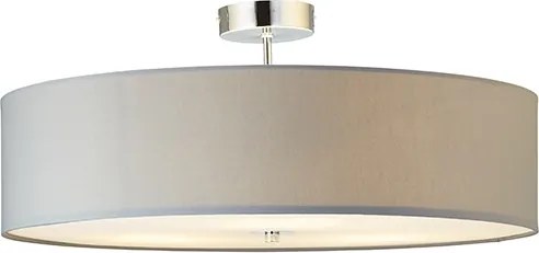 Brilliant 93522/22 Stropní lustr ANDRIA světle šedá textilie, průměr 60cm
