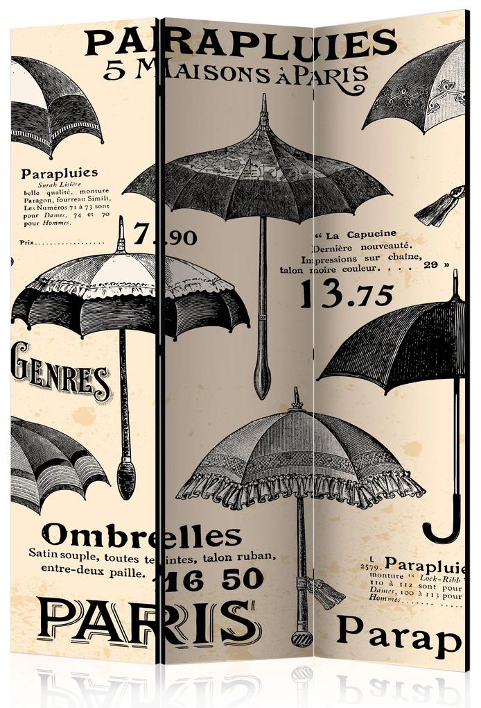 Artgeist Paraván - Vintage Umbrellas [Room Dividers] 135x172 7-10 dní