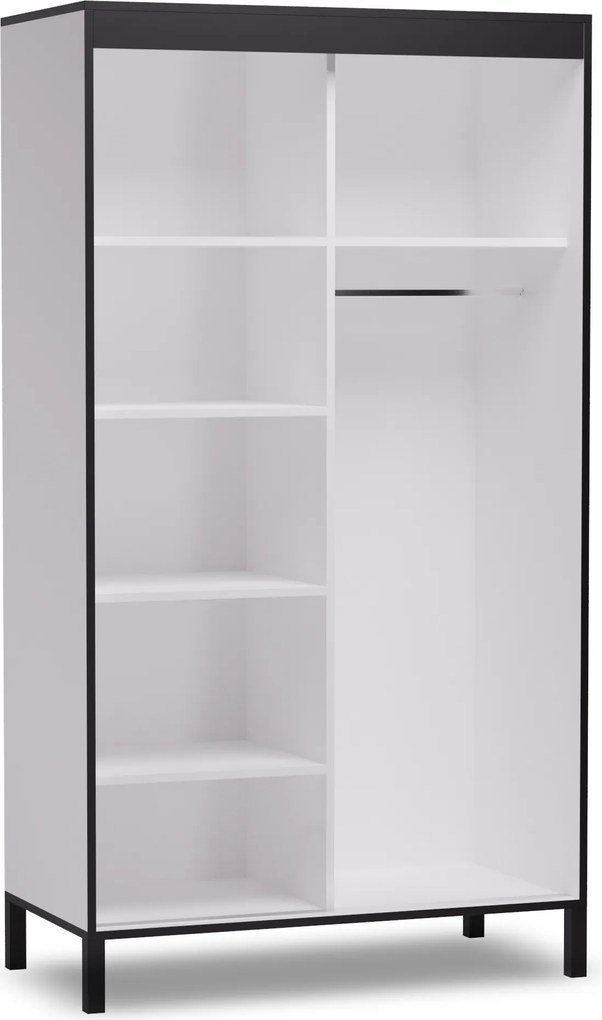 ADRK Furniture Posuvná skříň BRIG 120 SW-BRI-120-W