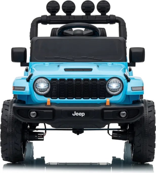 LEAN CARS Akumulátorové autíčko Jeep Rubicon DK-JWR558 24 V, světle modré