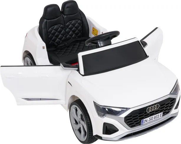 Elektrické autíčko Audi SQ8 bílé / šedé