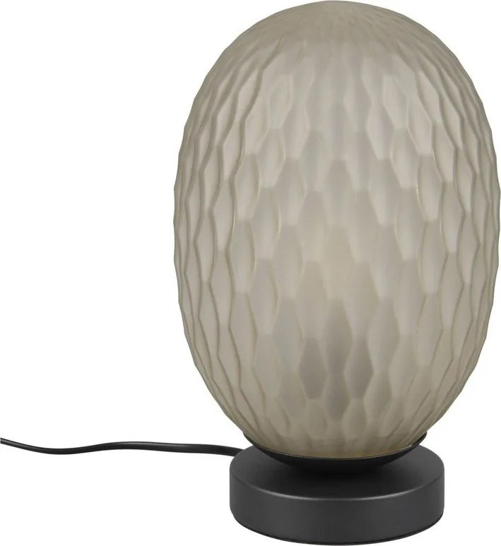 Zelená stolní lampa se skleněným stínidlem (výška 28,5 cm) Facette – Trio
