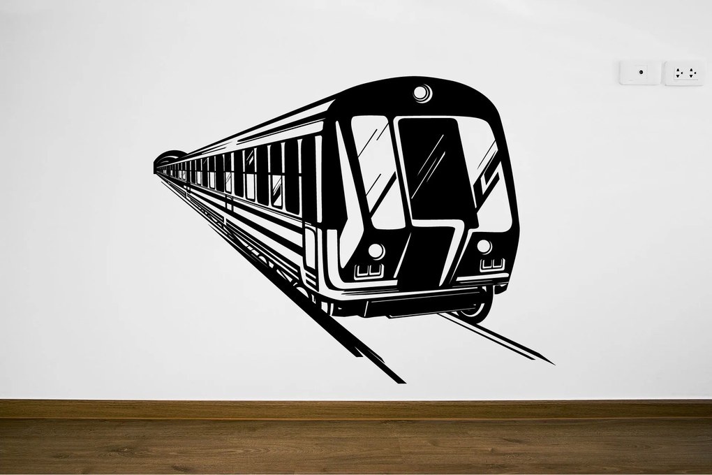 Lepy.cz Samolepka na zeď Metro Velikost (šířka x výška): 60x46cm, Barevná varianta: Ledová modrá