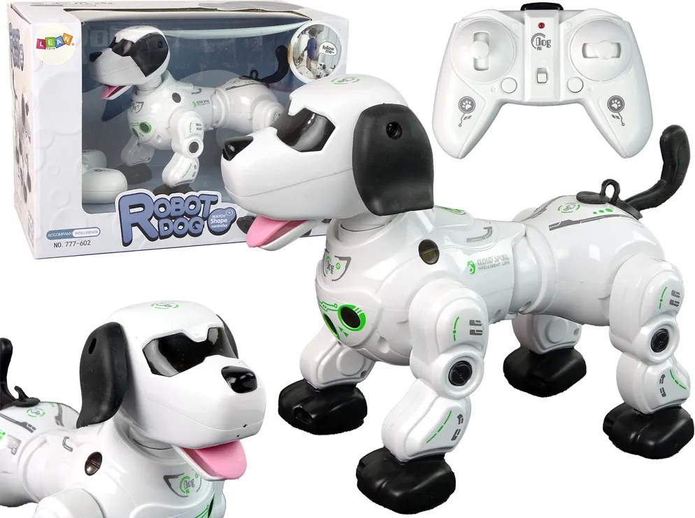 LEAN Toys Interaktivní pejsek – robot s dálkovým ovládáním