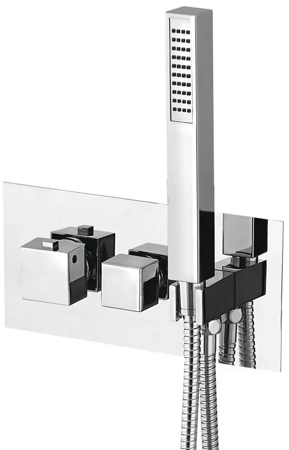 Sapho Latus podomítková sprchová termostatická baterie vč. sprchy 2 výstupy chrom 1102-45