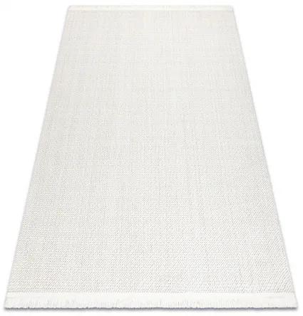 koberec NANO FH93A Jednobarevný, smyčkový, plošně tkaný bílá velikost 140x190 cm | krásné koberce cz