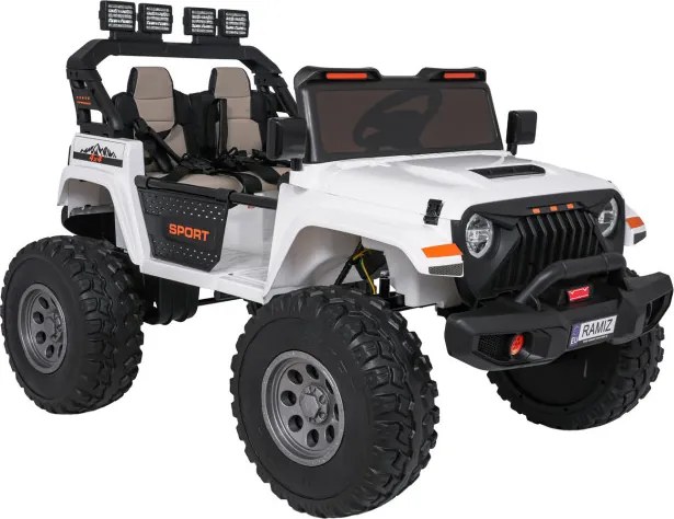 Elektrické autíčko Extreme Sport 4x4 bílé