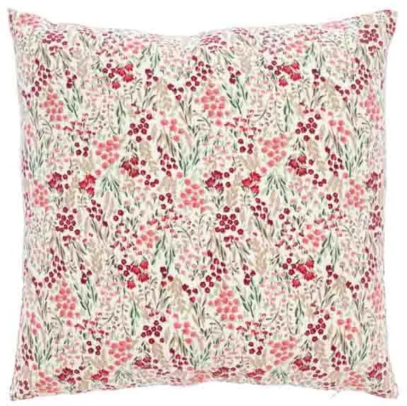 Södahl Polštář 45x45 Dainty Florals Berry Red