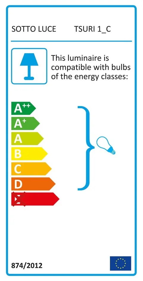 Stropní svítidlo z přírodní dýhy v barvě třešňového dřeva Sotto Luce TSURI, ⌀ 30 cm