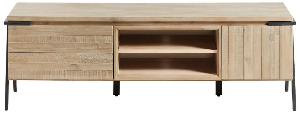 Akátový TV stolek Kave Home Thinh 165 x 45 cm