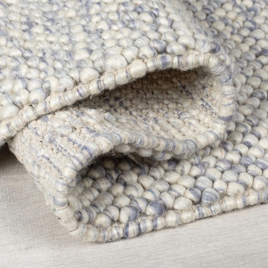 Flair Rugs, Ručně tkaný běhoun Minerals Blue, 60x230, modrá, chodba / předsíň