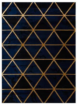 koberec EMERALD výhradní 1020 glamour, stylový mramor, trojúhelníky t velikost 120x170 cm | krásné koberce cz