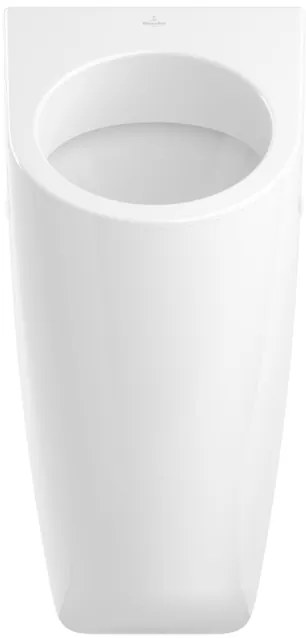 VILLEROY & BOCH Villeroy &amp; Boch ARCHITECTURA - Odsávací pisoár, s cílovým objektem, 325x355 mm, přívod vody skrytý, bílá Alpin CeramicPlus 558605R1