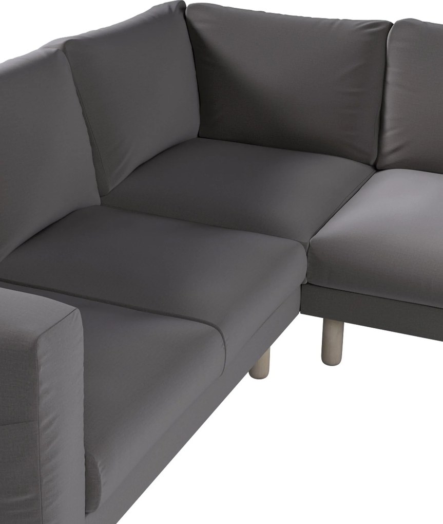 Potah na pohovku IKEA Norsborg rohová 4-místná barva hnědá látka sametová