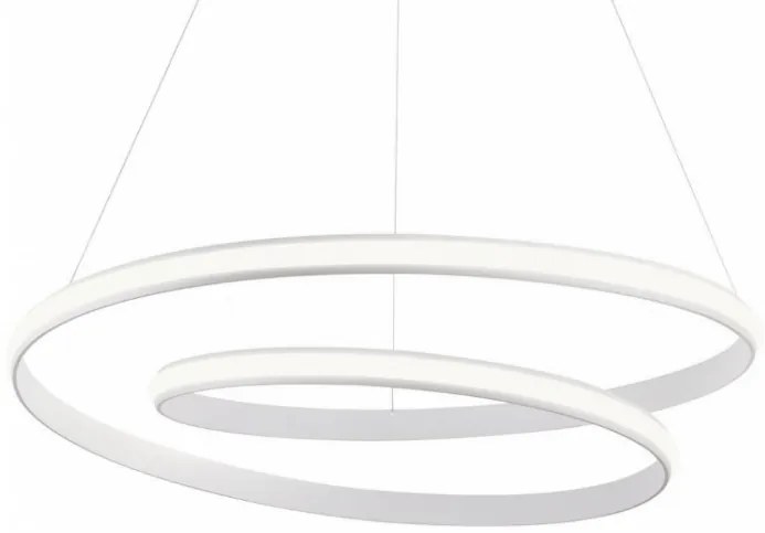 Závěsné spirálovité designové led svítidlo Redo Torsion Barva: Bílá, Chromatičnost: 4 000 K (denní bílá), Ø - Průměr: M - 55cm