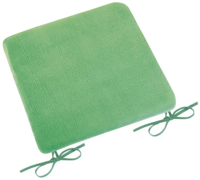 Bellatex Sedák hladký Korall micro 40x40 cm Zelená