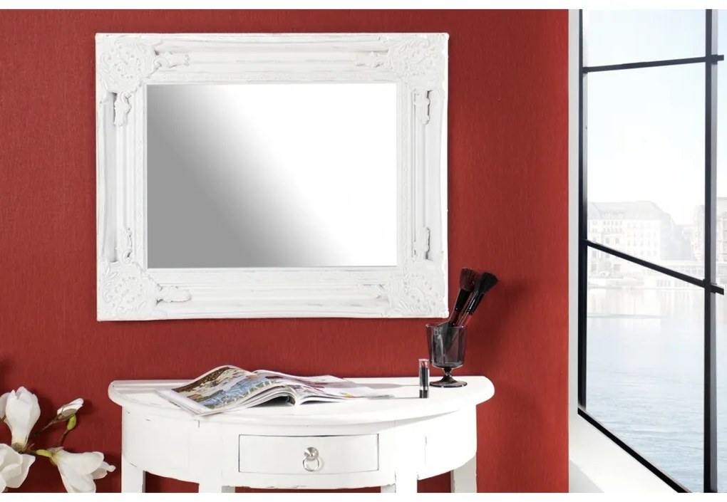 Inviro Nástěnné zrcadlo SPECULUM 55cm bílé
