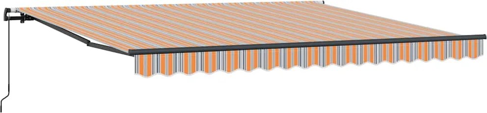 Stahovací markýza Vícebarevný 400 × 300 cm Polyester a hliník 3330563