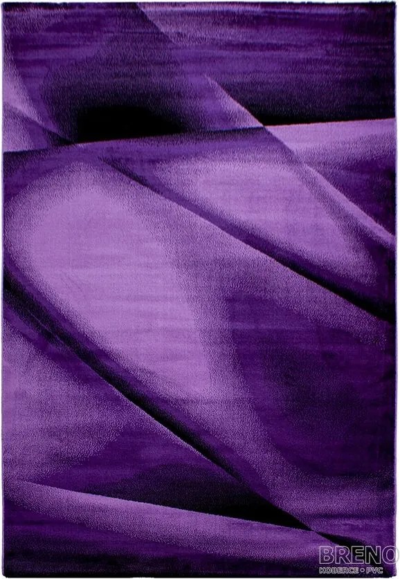 Breno Kusový koberec MIAMI 6590 Lila, 160x230 cm, Fialová/Vícebarevné