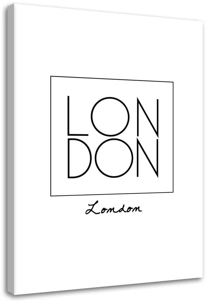 Gario Obraz na plátně Letterpress london Rozměry: 40 x 60 cm