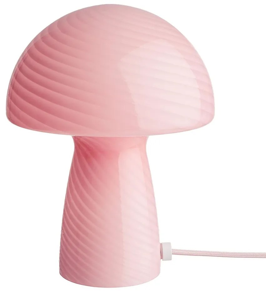 FUNGI TOWN Stolní lampa - sv. růžová