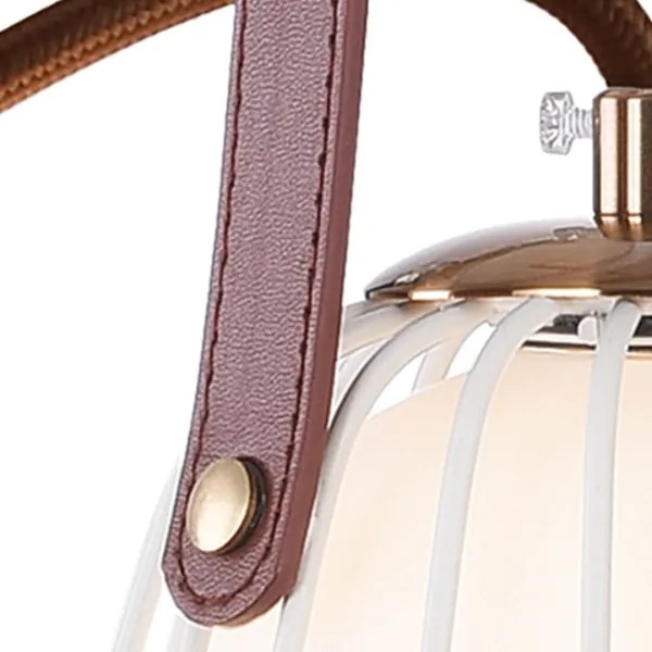 Klausen 101021 - Nástěnná lampa MEMORY 1xG9/4W/230V bílá/hnědá