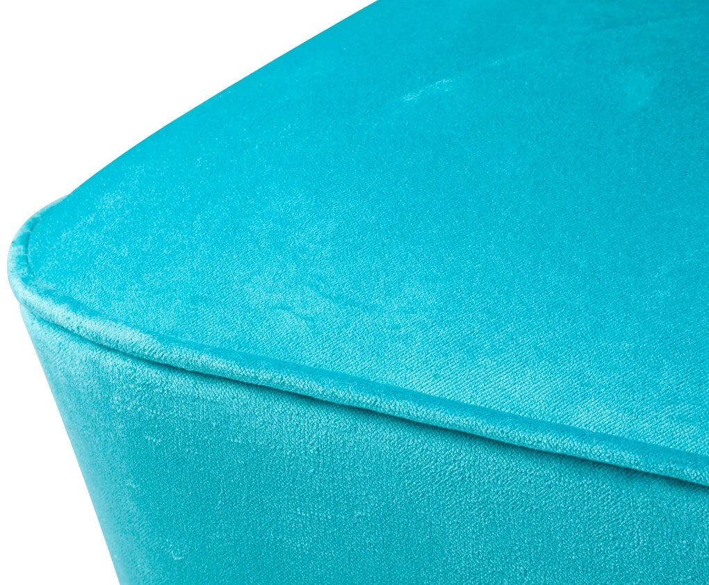 Atelier del Sofa Taburet Lake View - Turquoise, Tyrkysová