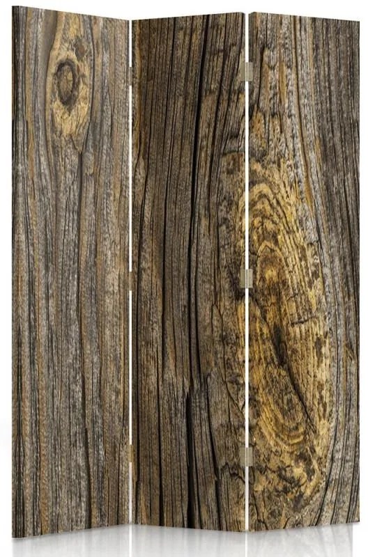 Paraván - Wooden Boards 2 | trojdílný | jednostranný 110x150 cm