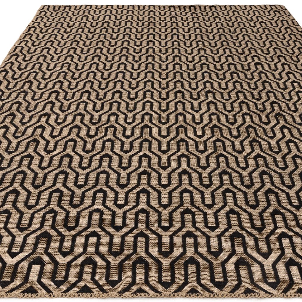 Tribeca Design Kusový koberec Radio Black Lattice Rozměry: 120x170 cm
