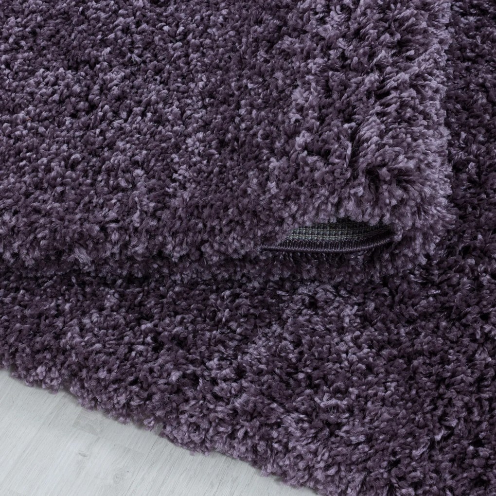 Ayyildiz, Kusový koberec Sydney Shaggy 3000 violett, 140x200, fialová, ložnice