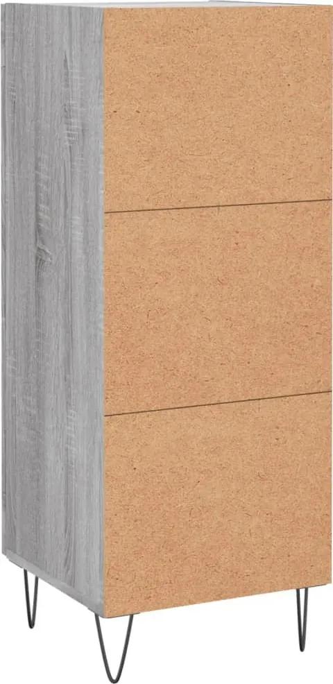 vidaXL Příborník 34,5 x 34 x 90 cm kompozitní dřevo [830442] Barva: Betonová šedá