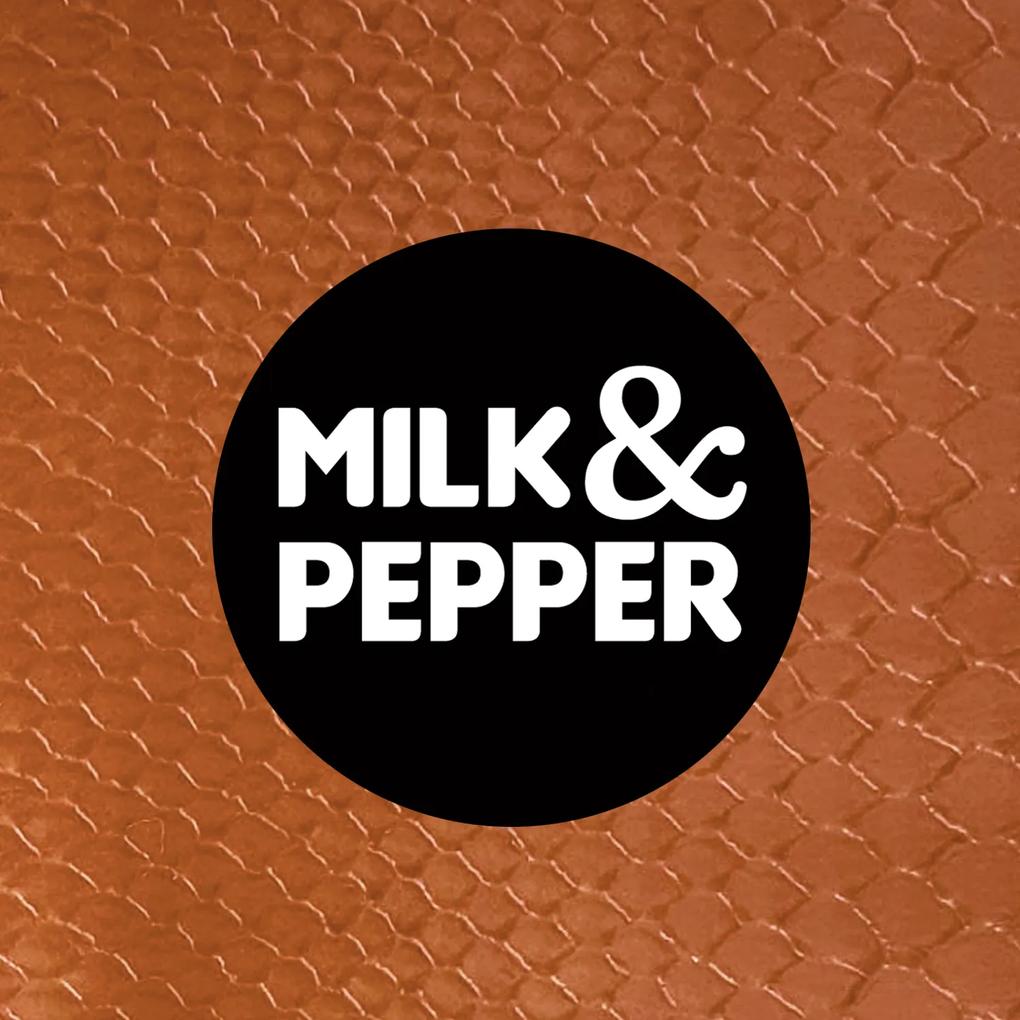 MILK&PEPPER Milkandpepper obojek pro psy Safira Camel Velikost: 45x2 cm