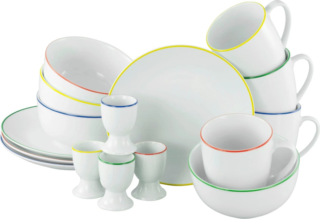 XXXLutz SNÍDAŇOVÁ SOUPRAVA porcelán keramika Creatable - Kolekce nádobí - 007768059001