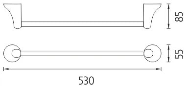 Nimco Držák na ručníky MONOLIT - MO 4046-26