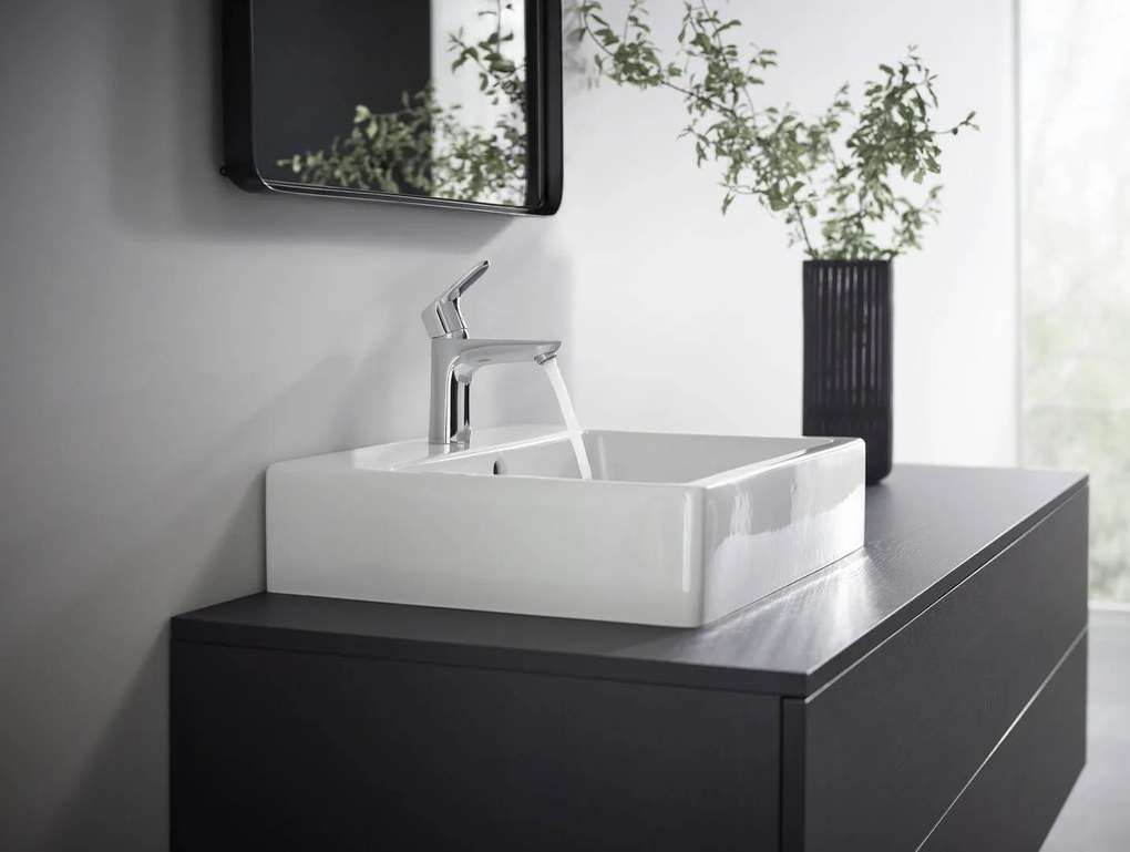 Hansgrohe Focus E2, umyvadlová baterie 110 bez odtokové soupravy, chromová, 31517000