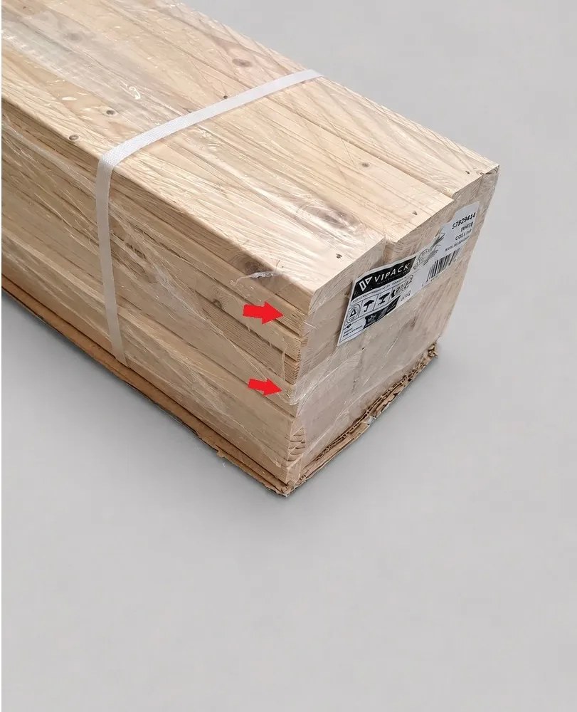 Bílá patrová/s výsuvným lůžkem dětská postel z borovicového dřeva s úložným prostorem s roštem 90x200 cm SCOTT - II. jakost – Vipack
