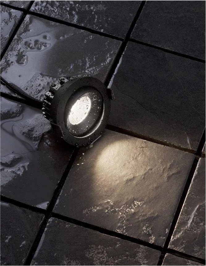 NV 9232118 Zapuštěné svítidlo BLADE černý hliník LED 12W 3000K 38st. IP65 výklopné - NOVA LUCE