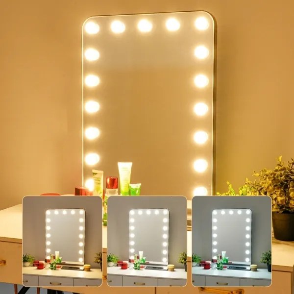 Immax 09101L -LED Stmívatelné make-up zrcadlo HOLLYWOOD 18W/230V 3000/4200/6000K