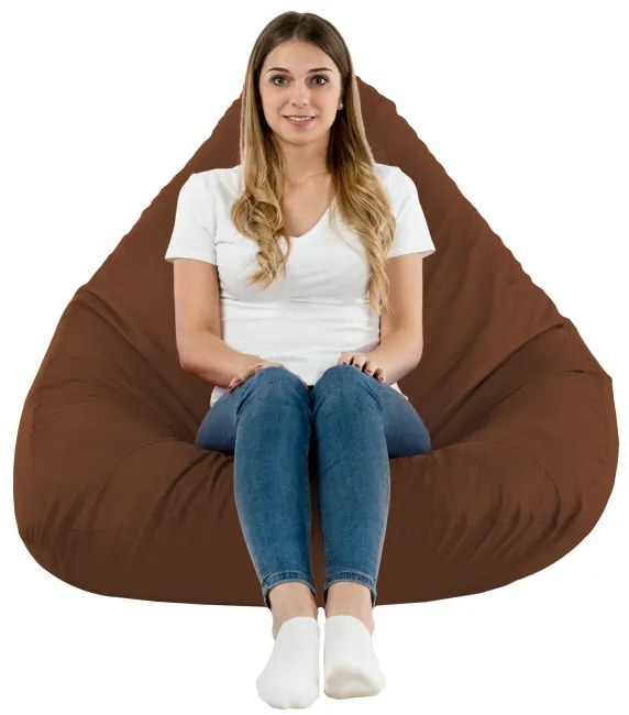 Sedací vak DROP XXL hnědý OUTDOOR