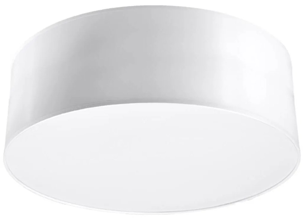 Stropní svítidlo Arena, 1x bílé plastové stínítko, (bílý plast), (fi 25 cm)