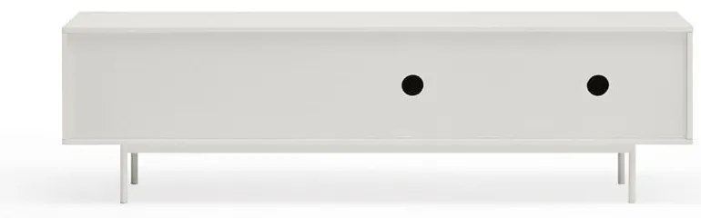 TV stolek v dekoru dubu v bílo-přírodní barvě 180x52 cm Sierra – Teulat