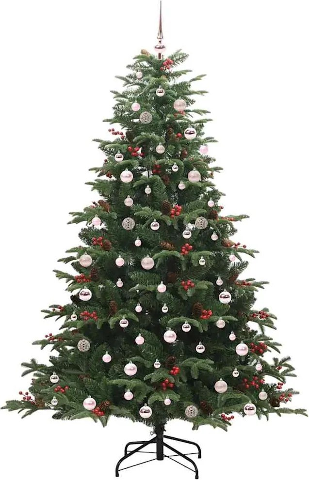 Umělý vánoční stromeček Zelená 240 cm PVC, kov a plast 3395570
