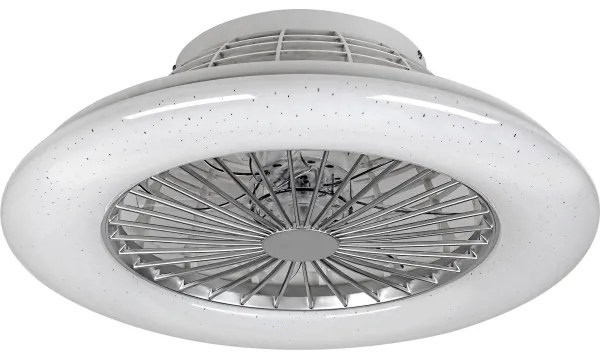 Rabalux - LED Stmívatelné stropní svítidlo s ventilátorem LED/30W/230V + DO