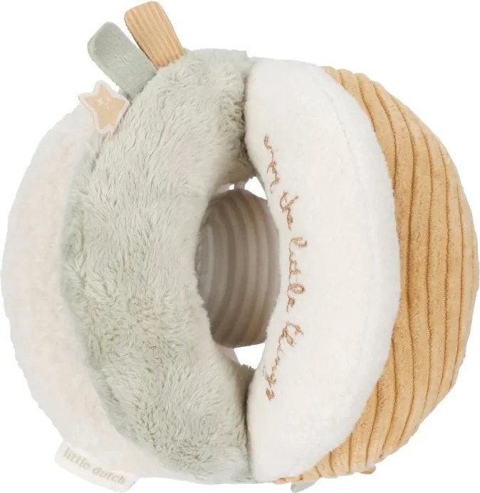 Little Dutch Míček textilní Newborn Naturals