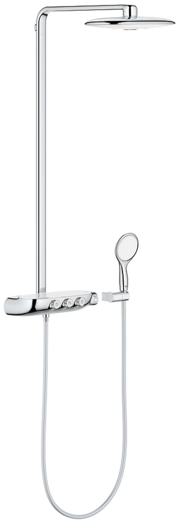Grohe Rainshower SmartControl - Sprchový set Duo 360 s termostatem, 2 proudy, chrom/měsíční bílá 26250LS0