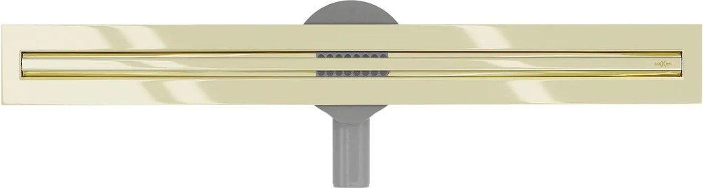 Sprchový žlab MAXMAX Mexen FLAT 360 SLIM - zlatý, 1541080