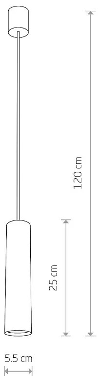 Nowodvorski Závěsné svítidlo Eye GU10 Barva: Černá, Varianta svítidla:: L 40cm